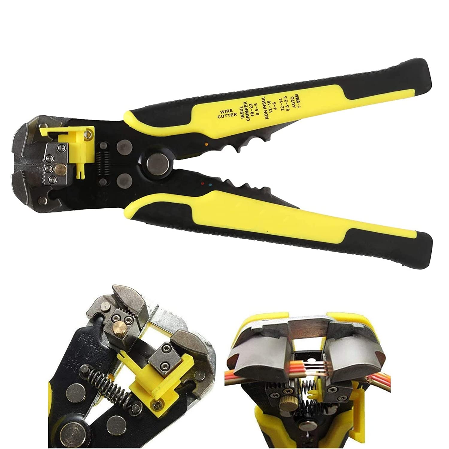 Buy Professional Automatic Wire Striper Cutter Stripper Crimper Pliers ...