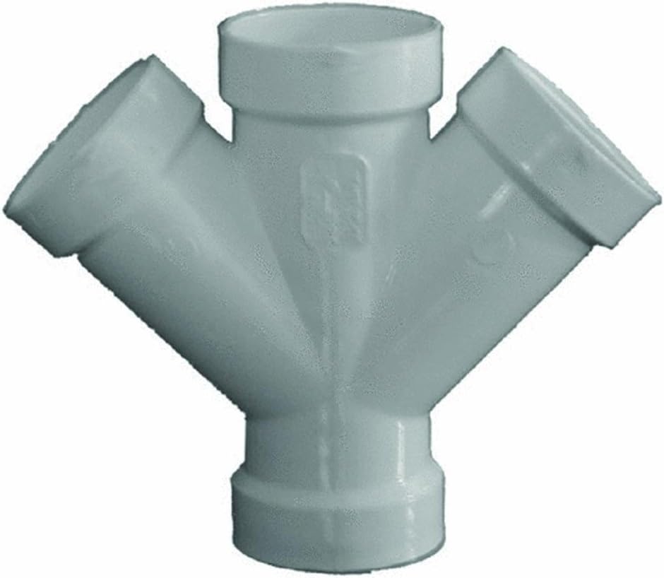 Amazon.com: Genova 73415 Pvc/dwv Double Wye All Hub, 1-1/2", White ...