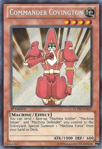 Amazon.com: YU-GI-OH! - Commander Covington (LCYW-EN167) - Legendary ...