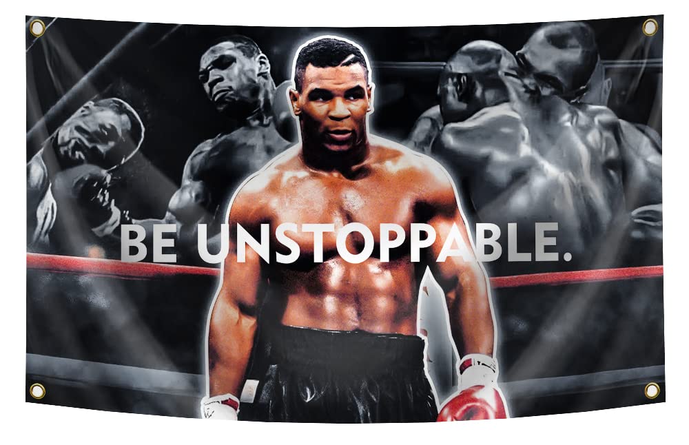 Snapklik.com : Tyson Be Unstoppable 3X5 Feet Flag Banner Cool Gym ...