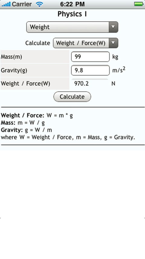 Physics I Calculators:Amazon.com:Appstore for Android
