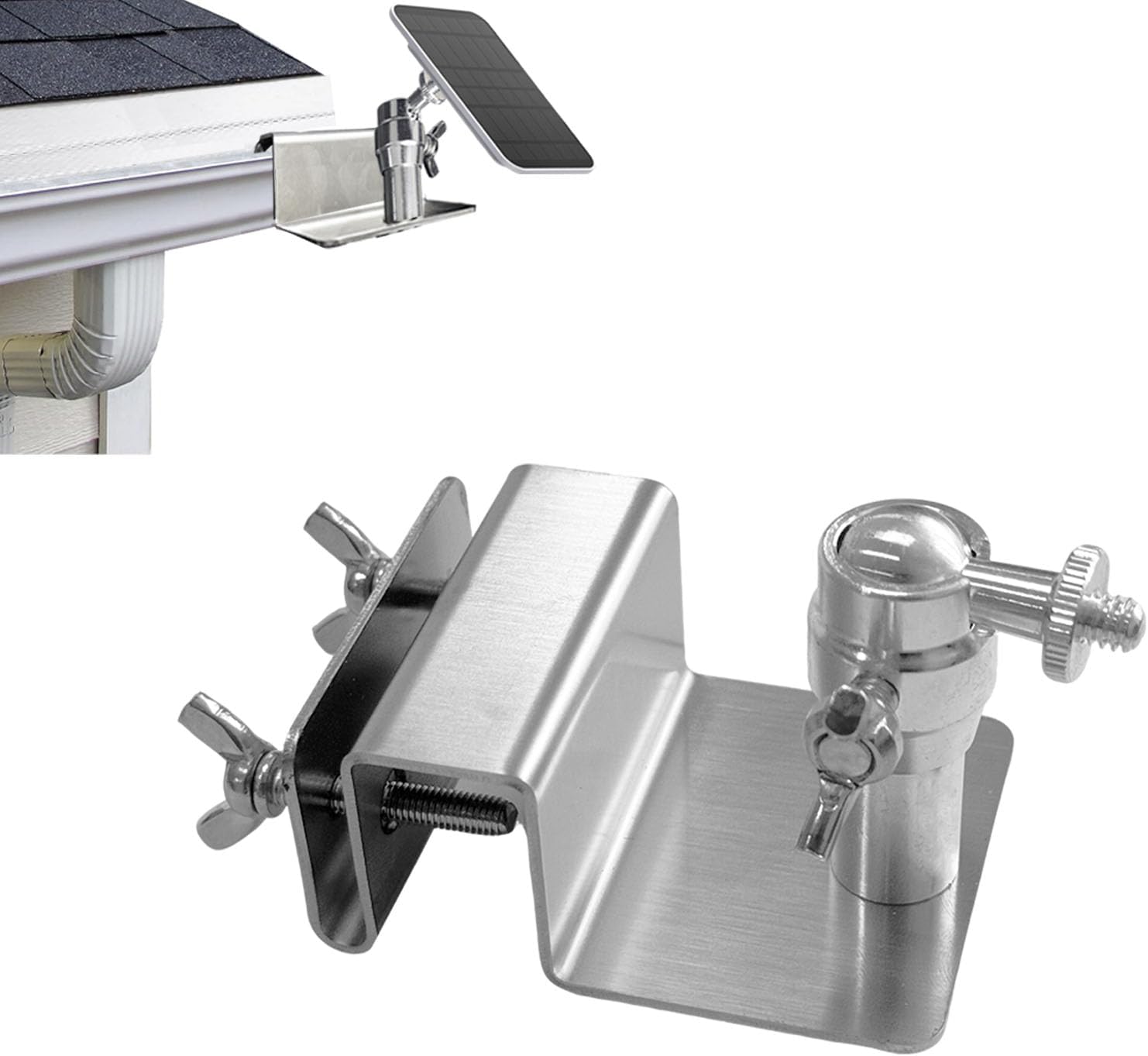 2PCS Gutter Mount for Solar Panels Cameras Arlo Pro, Arlo Ultra,Arlo HD ...