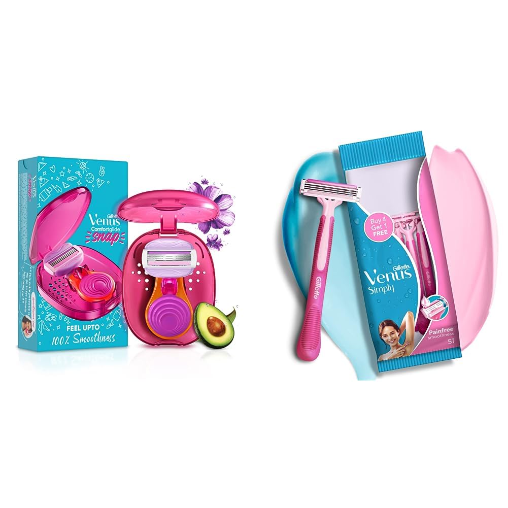 Gillette Venus Snap Hair Remover| Women Body Razor| Pack of 1 | Compact ...
