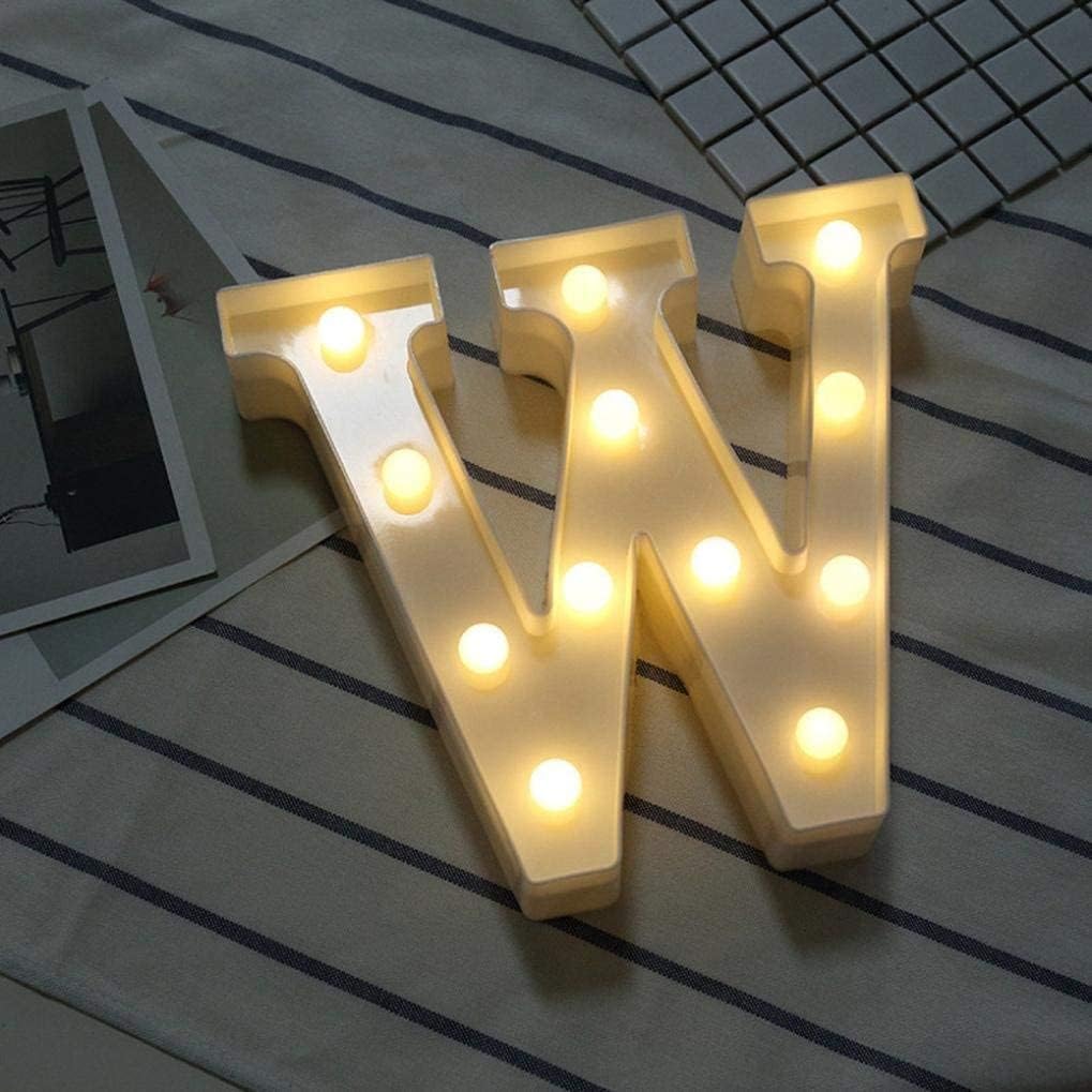 Letrero con luces LED de marquesina, letrero luminoso con 26 letras del ...