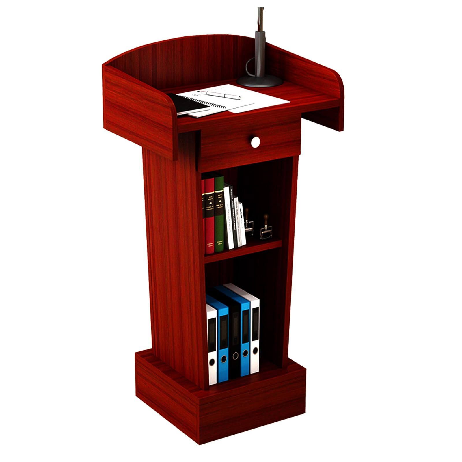 Buy YAEGER Square Modern Church Pulpit, Church Pulpit Wood with Draw ...