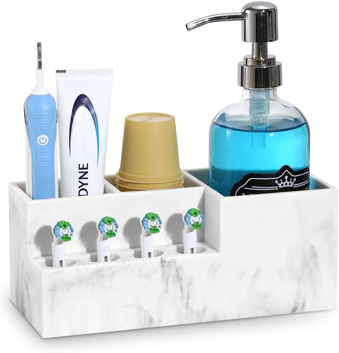 Luxspire Electric Toothbrush Holder, Toothbrush Holders Toothpaste ...