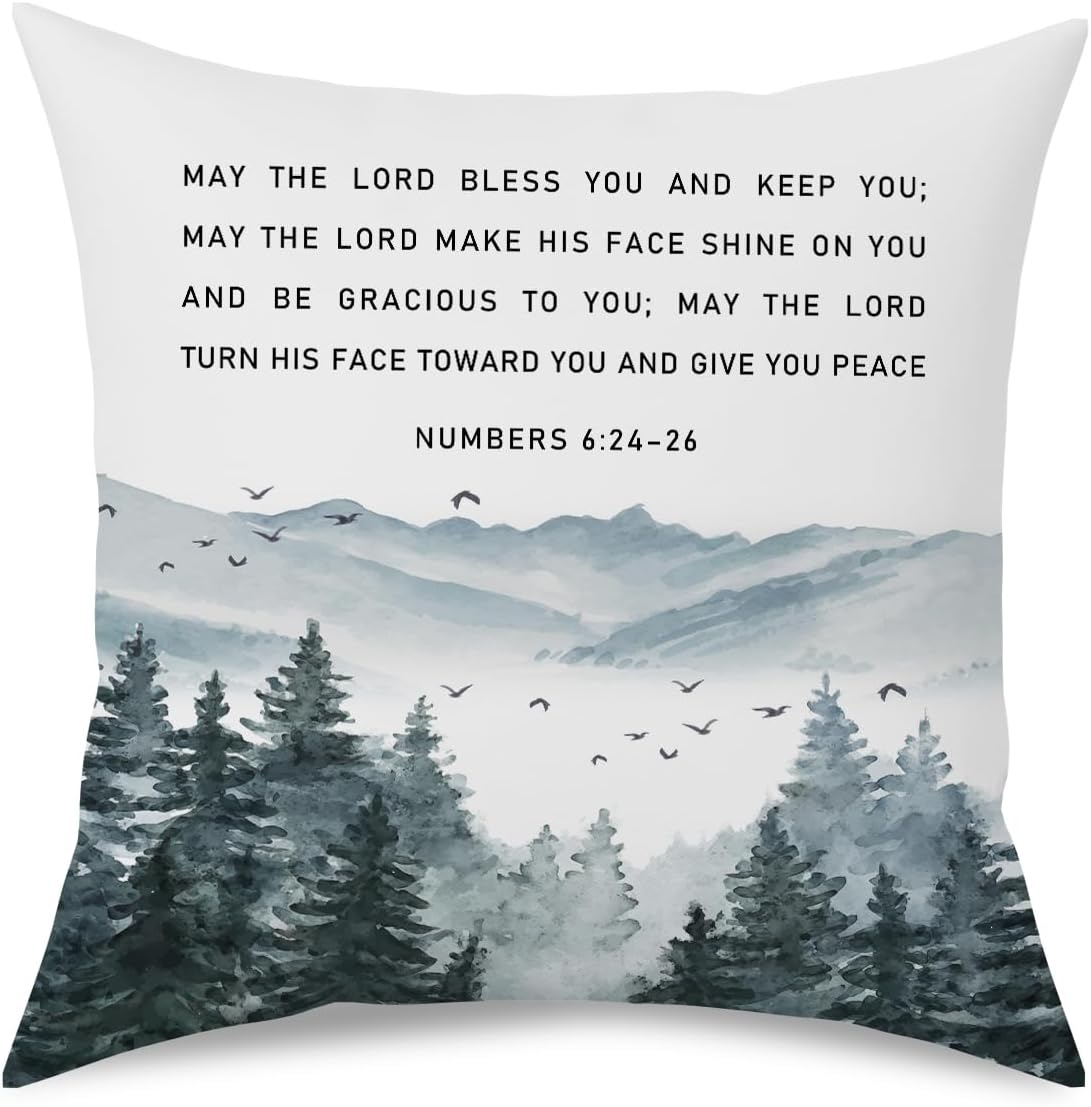Amazon.com: Bible Verse Motivational Decorative Throw Pillow Covers ...