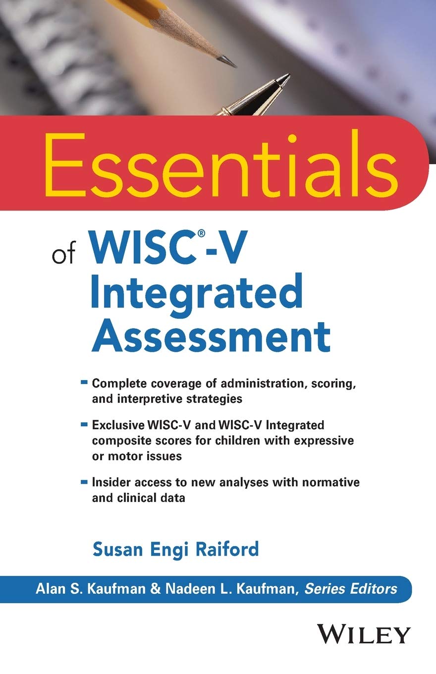 Amazon.com: Essentials of WISC-V Integrated Assessment (Essentials of ...