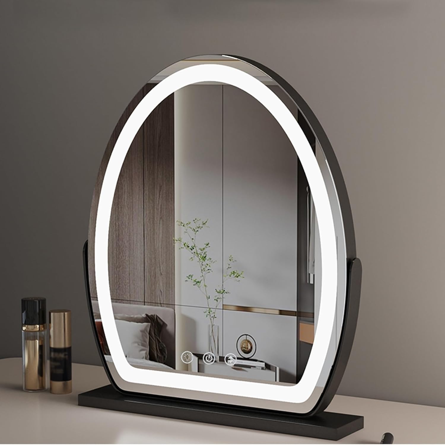 Amazon.com - Oval Vanity Mirror With Light，Makeup Vanity Mirror With ...
