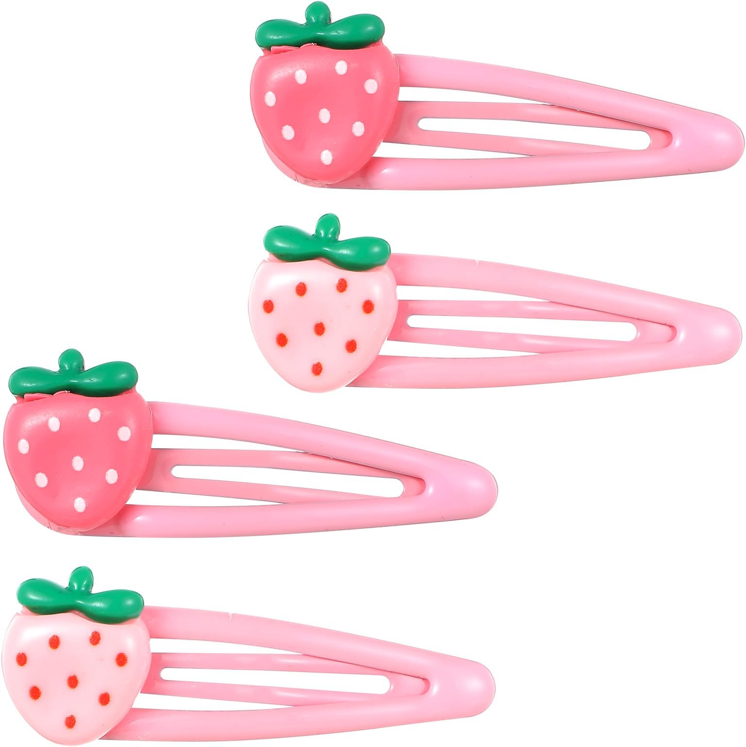 Amazon.com : Strawberry Hair Barrettes Pink Y2K Girls Hair Barrettes ...