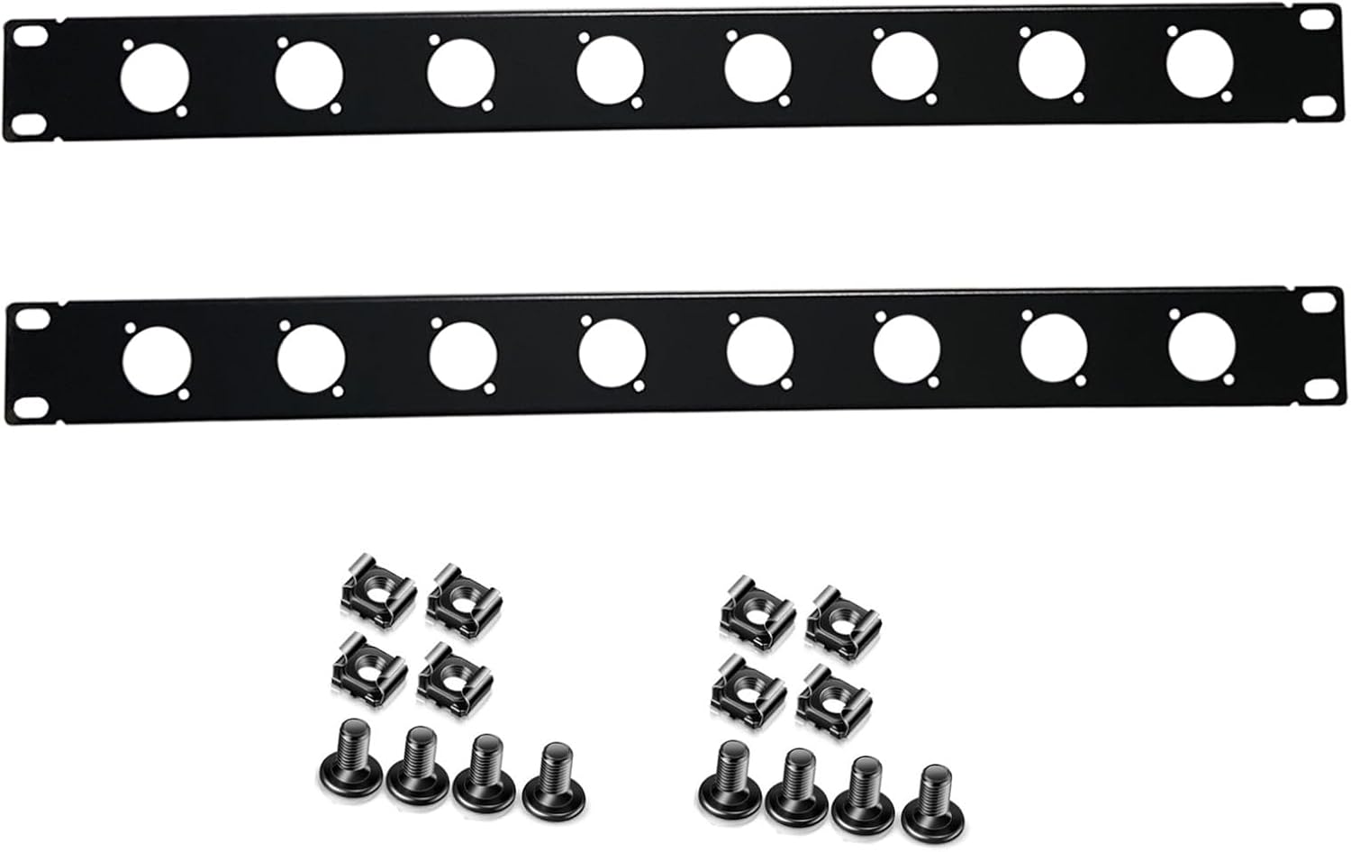 Amazon.com: XLR HDMI Audio Rack Mount Panel, 1U D-Series Punched Metal ...