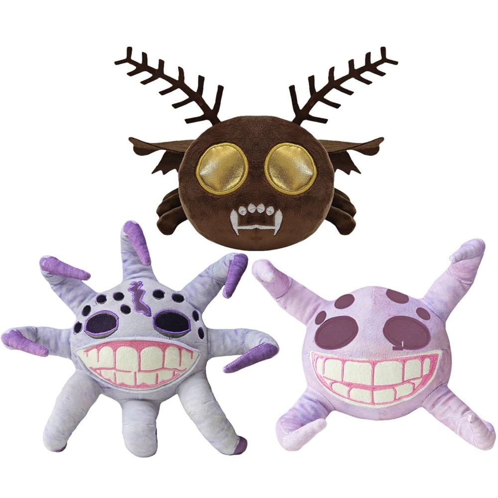 Amazon.com: Doors Plush - 3 Pcs Grumble Giggle and Gloombat Plushies ...