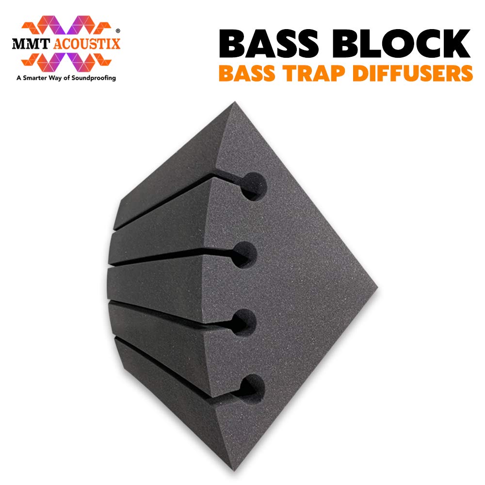 Buy MMT Acoustix® Bass Block Bass Trap Absorber | Acoustic Foam Corner ...