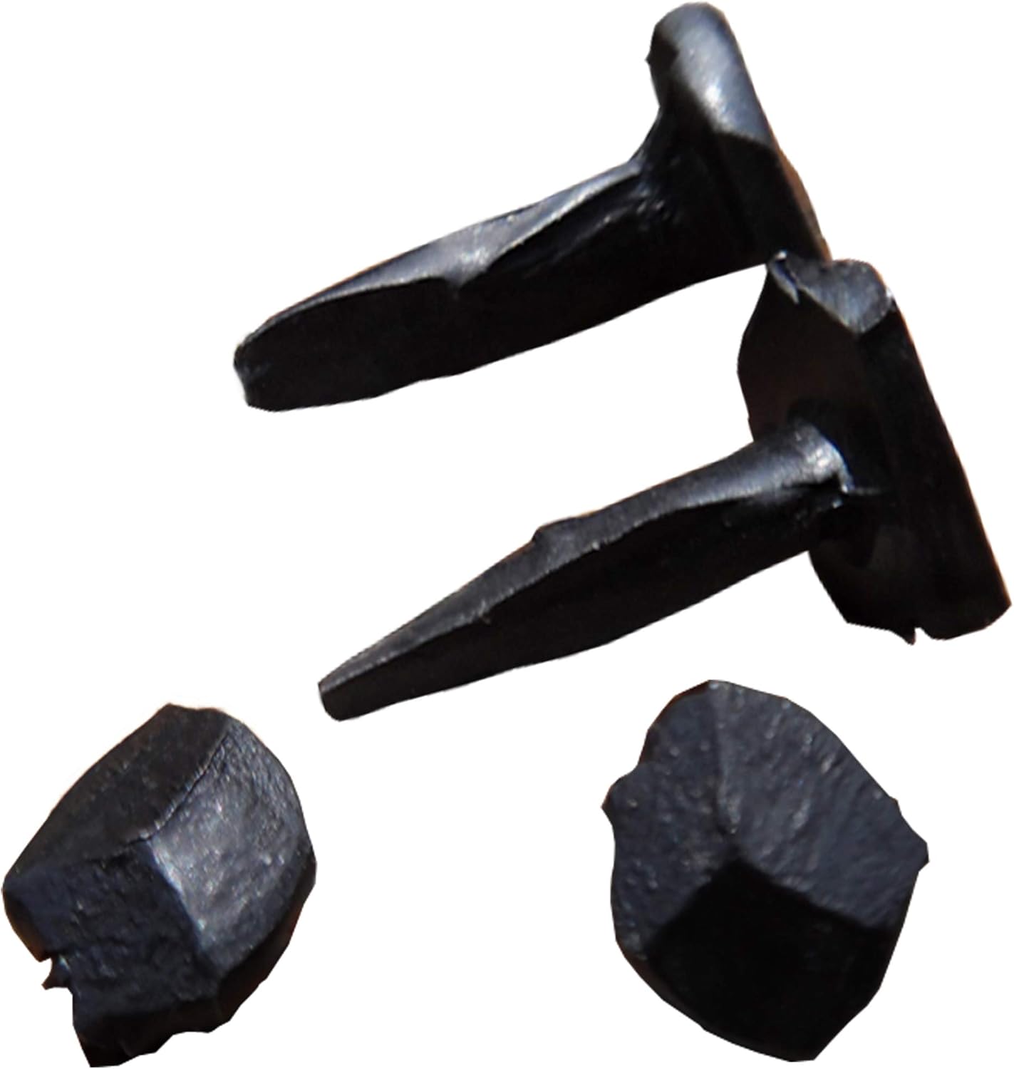 Amazon.com: (10) 5/8" Steel Decorative Wrought Head Nails with Black ...