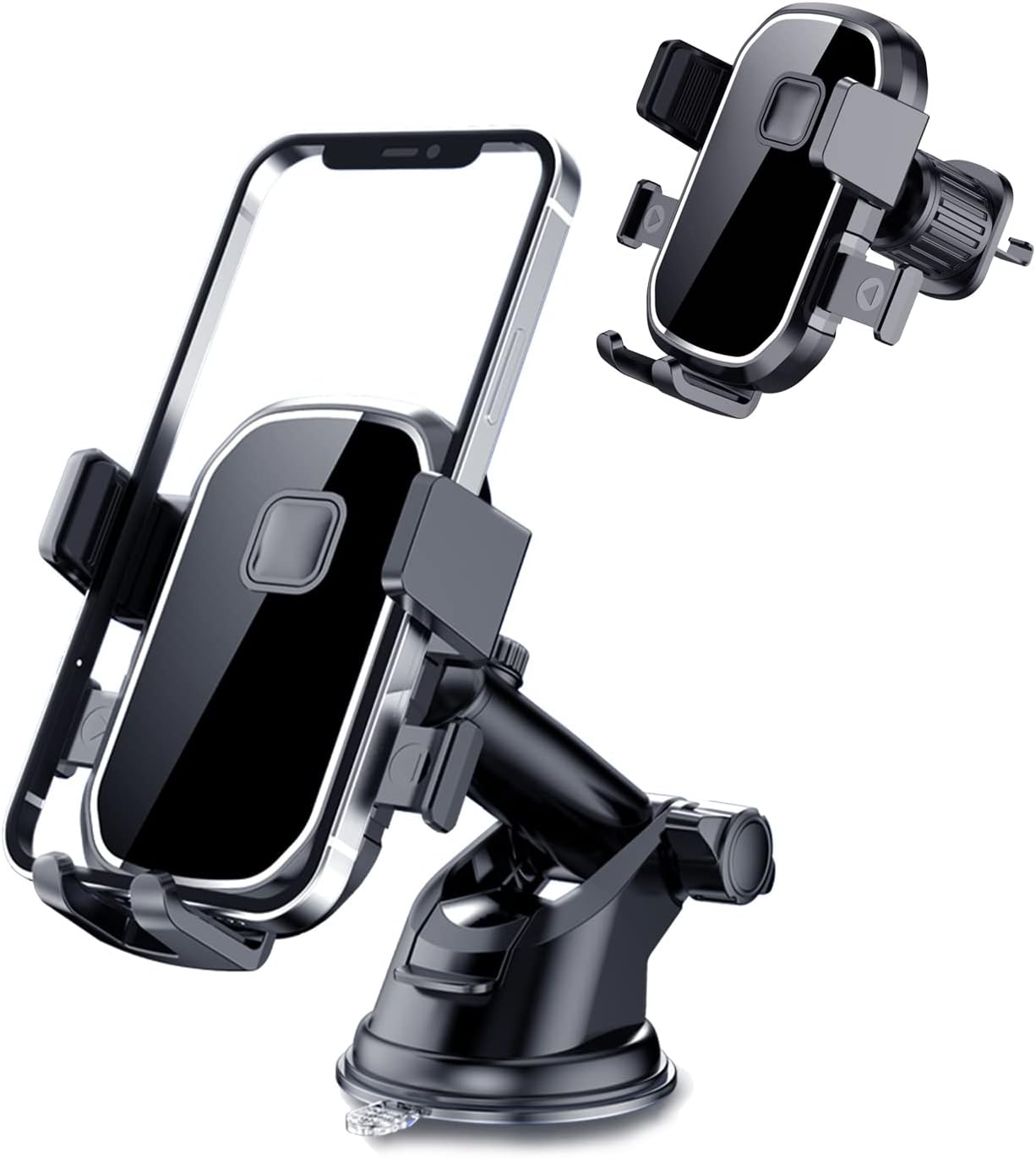 Amazon.com: LOTUNY Universal Phone Mount for Car, [Military-Grade ...