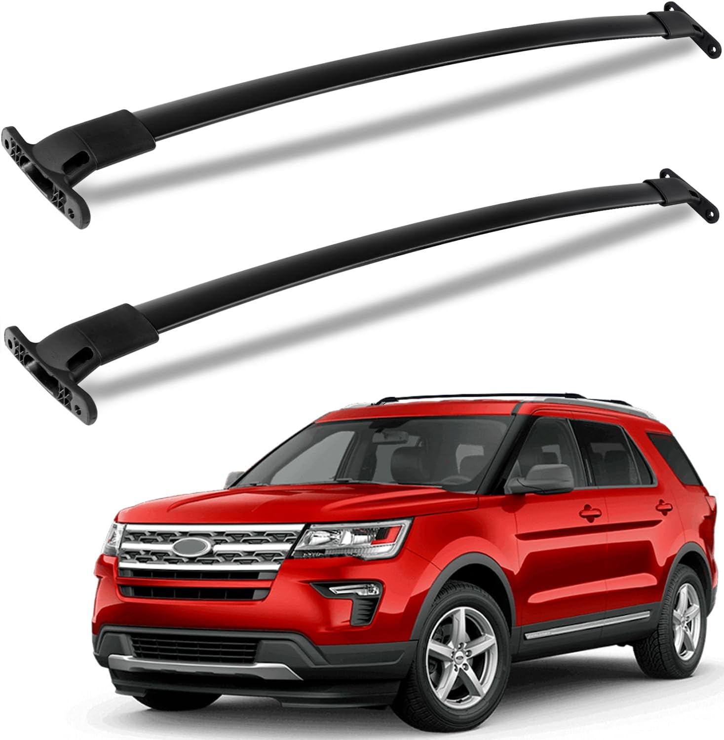 Amazon.com: FengYu Roof Rack Cross Bars Compatible with Ford Explorer ...