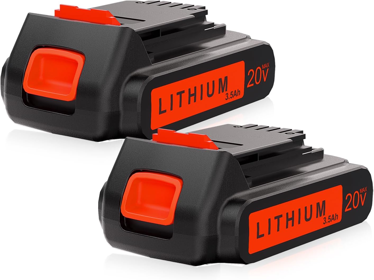 Amazon.com: NEPOWILL 2Packs 20V 3.5Ah Replacement Battery for Black and ...