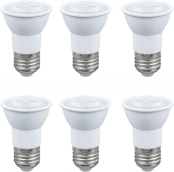 PAR16 LED Bulb Long Neck,5.5W 50 Watt Equivalent 500 Lumens,E26 5000K ...