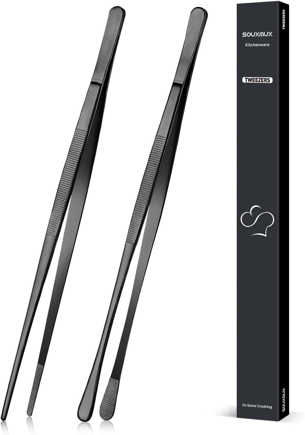 Amazon.com: JETKONG 2 pinzas de cocina de 12 pulgadas con puntas ...