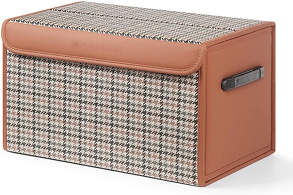 Amazon.com: Car Trunk Organizer Foldable Car Organizer PU Leather Trunk ...