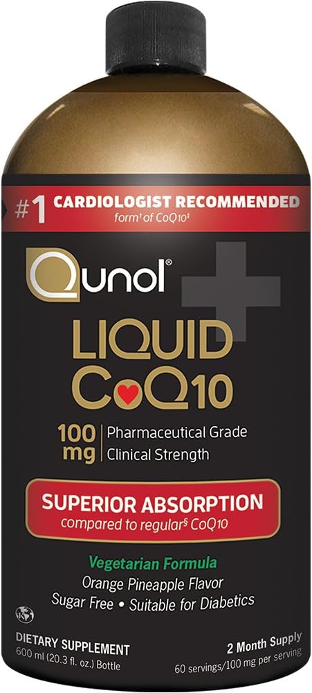 Amazon.com: Qunol Liquid CoQ10 100mg, Superior Absorption Natural ...