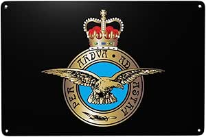 Amazon.com: Raf-Badge Tin Signs 8x12 Inch Funny Vintage Metal Sign Man ...