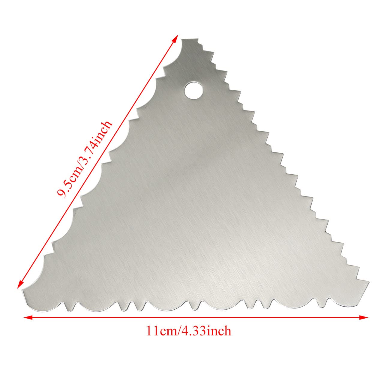 Snapklik.com : 2pcs Food Grade 430 Stainless Steel Clay Scraper Set ...