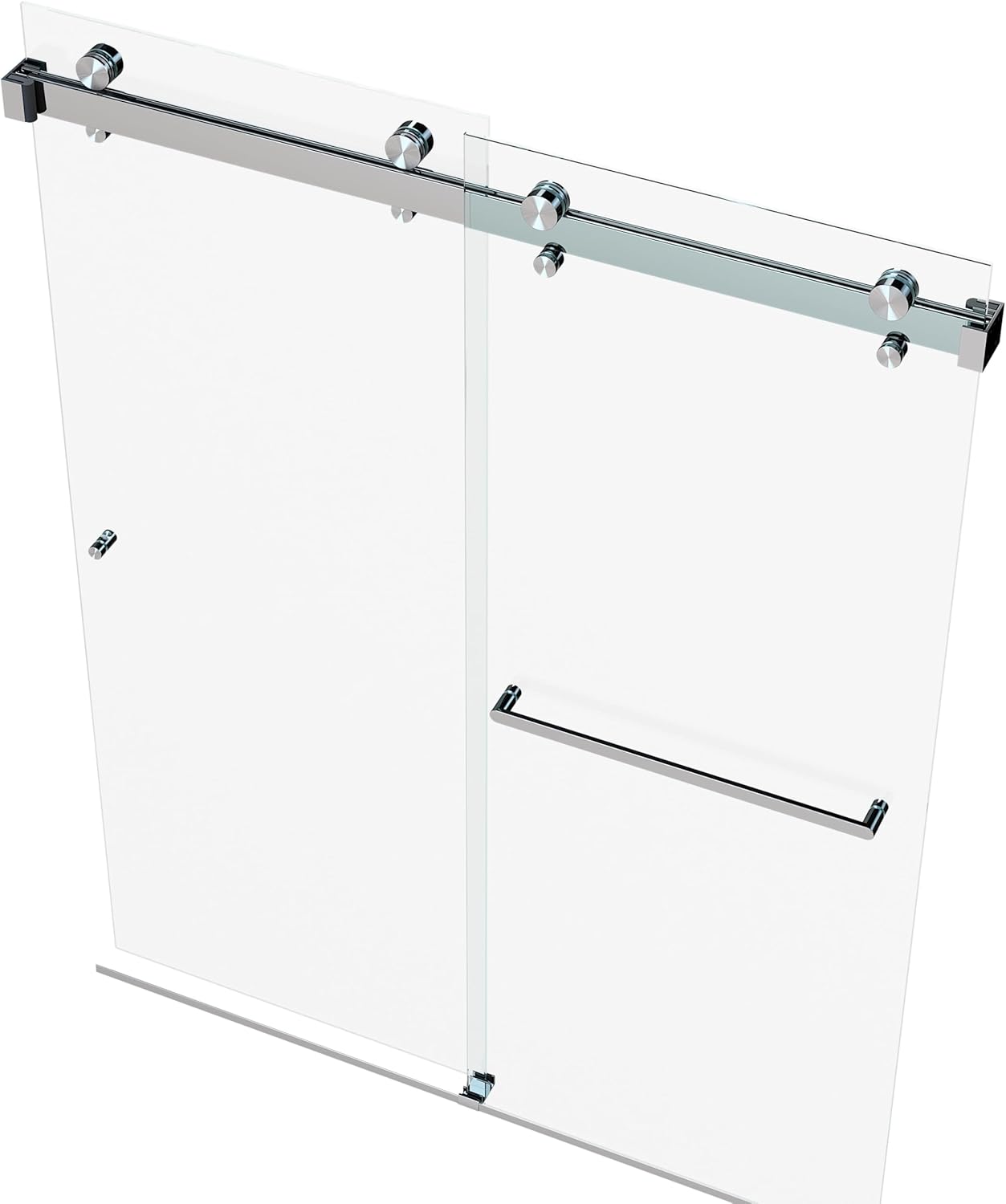 Eurotech Showers VITRA-200 56.5-60" W x 78" H Twinglide Frameless ...
