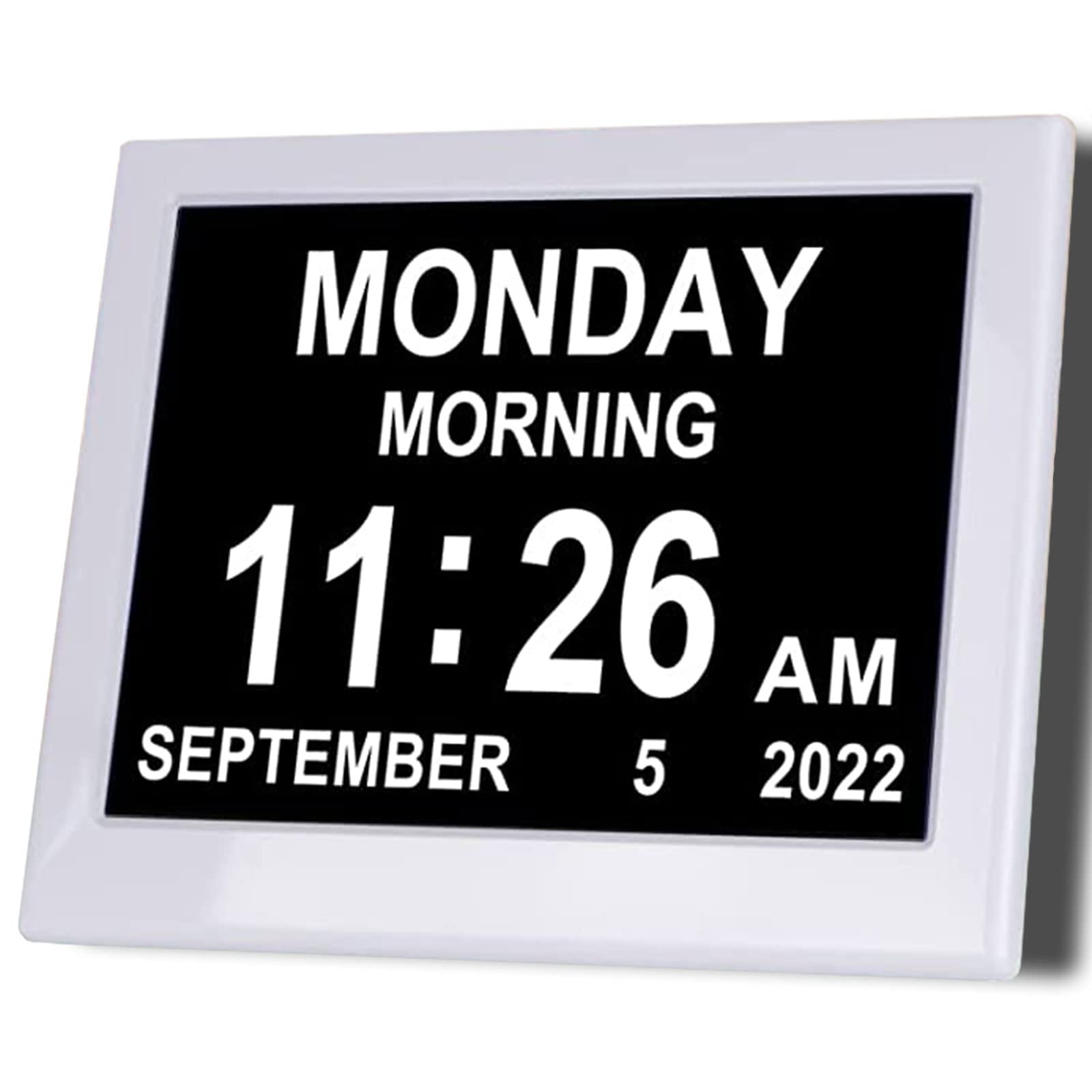 Amazon.com: KASTISS Digital Day Calendar Clock - Clock for Elderly ...