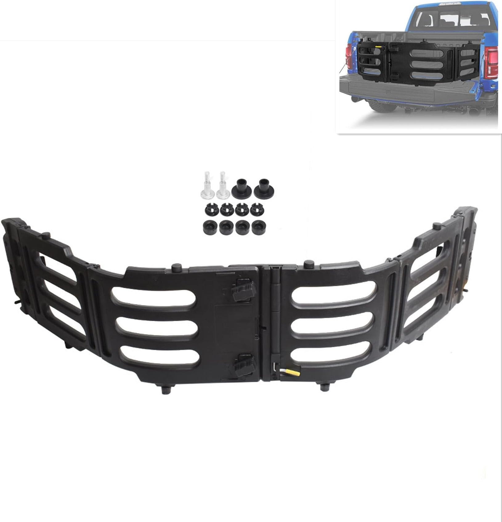 Amazon.com: Bed Tailgate Stowable Collapsable Extender Kit Compatible ...