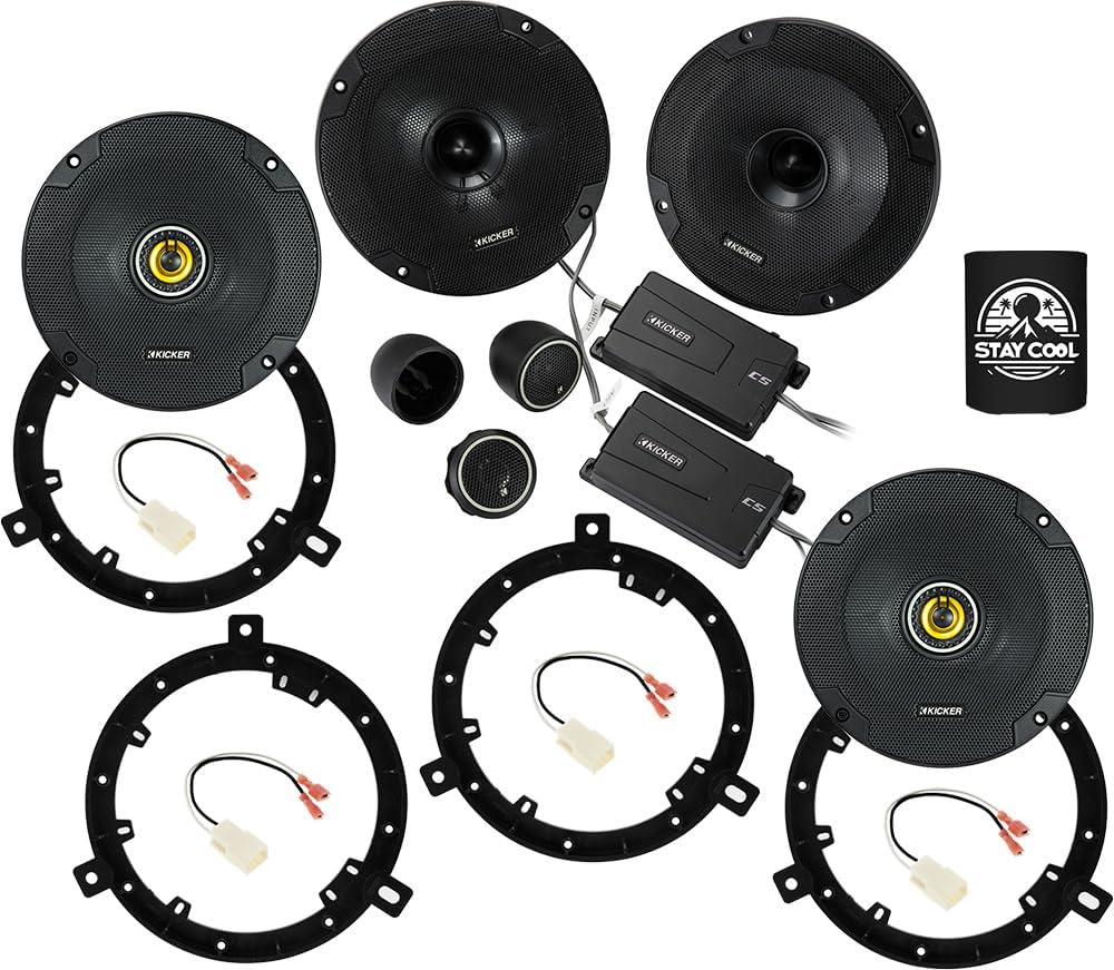 Amazon.com: KICKER Speakers 6.75 inch for Jeep Wrangler 2007-2017 ...