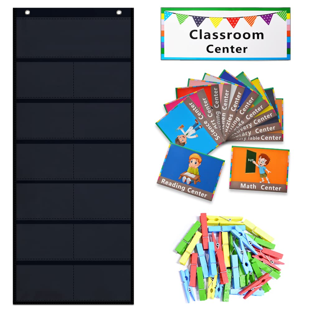 Teacher Helper Pocket Chart ABCxGOOD Class Jobs Pocket Chart ...