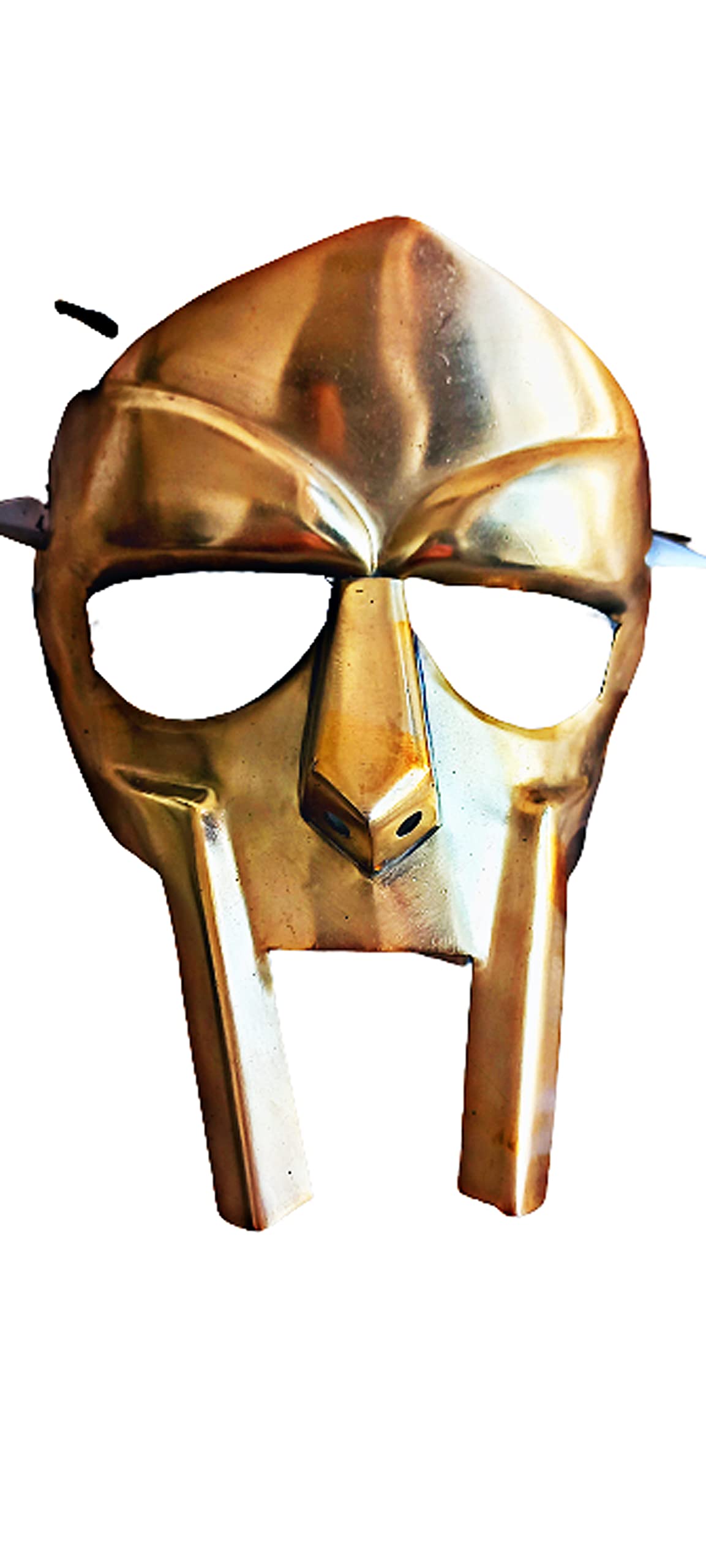 Buy Mf Doom Gladiator | Brass Finish Steel Metal Face | Medieval Re ...