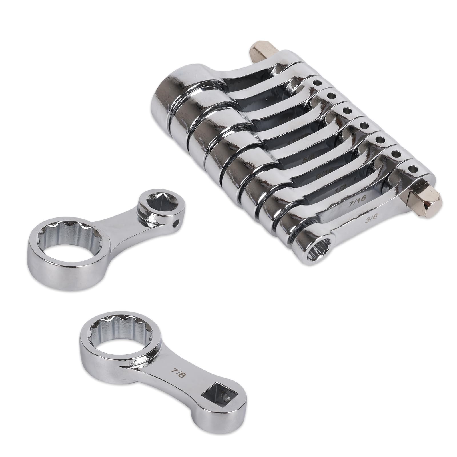 9-Piece Torque Adapter Set 12-Point Box End Torque Adapter Extension ...
