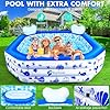 Amazon.com: StarOcean Inflatable Pool with Lights, Solar Inflatable ...