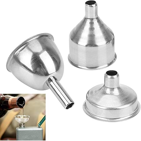 8mm Stainless Steel Funnel For All Hip Flasks Flask : Amazon.co.uk ...