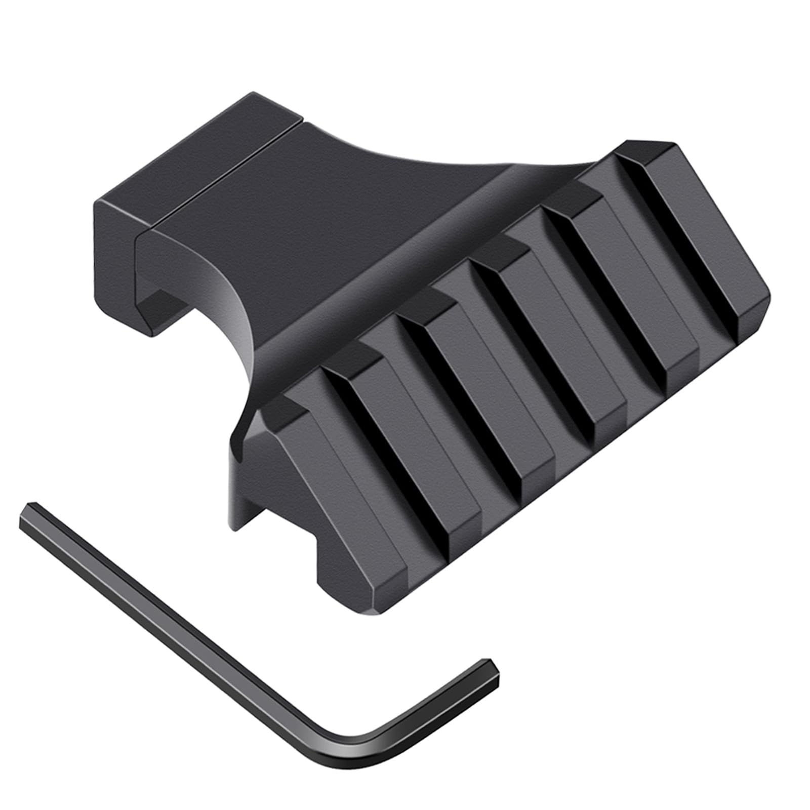 Snapklik.com : LONSEL 45 Picatinny Offset Rail Mount, 3 4 5 Slots 45 ...