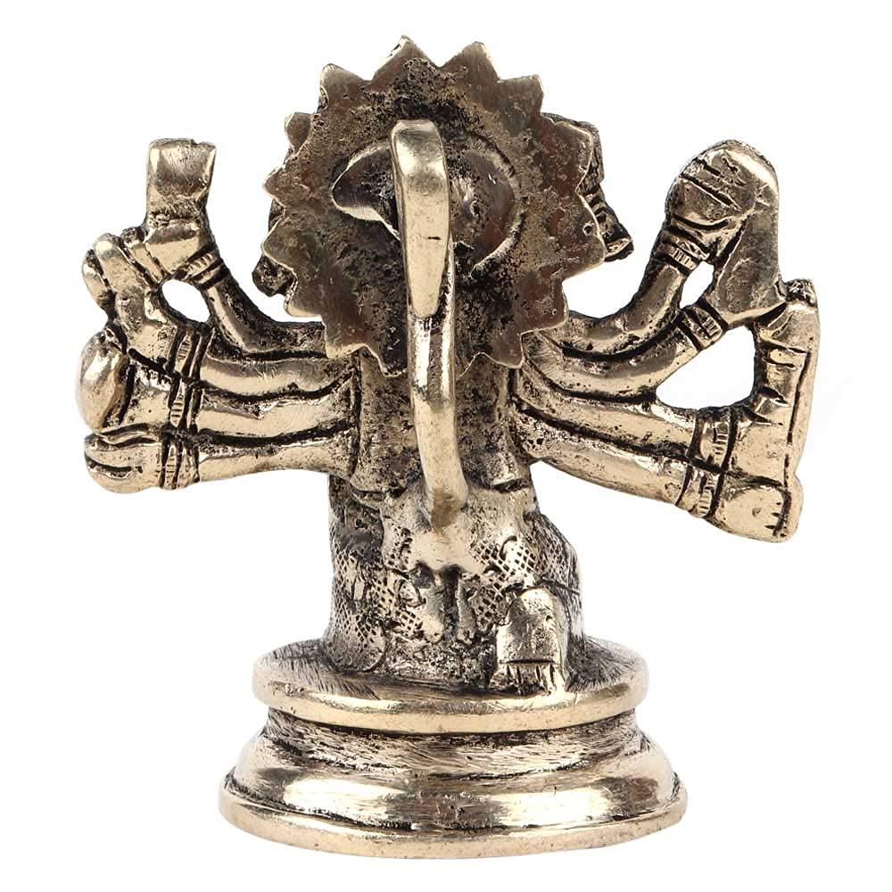 Buy Zenlo Panchmukhi Hanuman Bajrangbali Bhagwan Idol Sculpture Statue ...