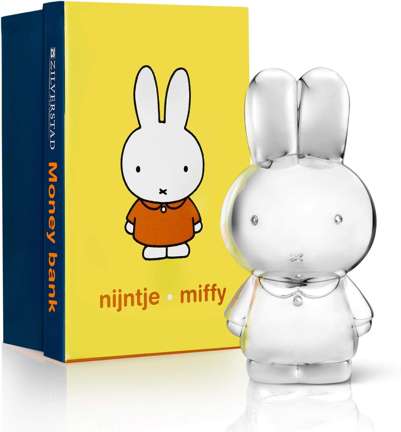 Zilverstad Money Box Miffy, Silver – TopToy