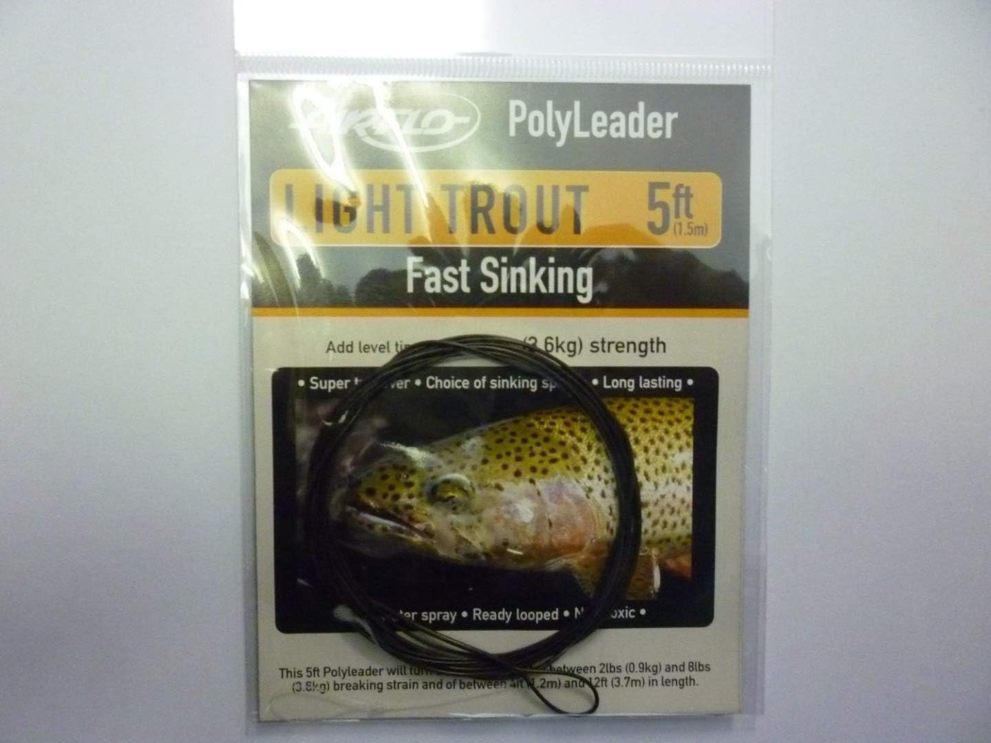 Amazon.com : AIRFLO Light Trout Polyleader | Slow Sinking 5' : Fly ...