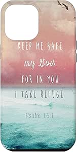 Amazon.com: iPhone 12 Pro Max Christian Bible Verse Case Jesus ...