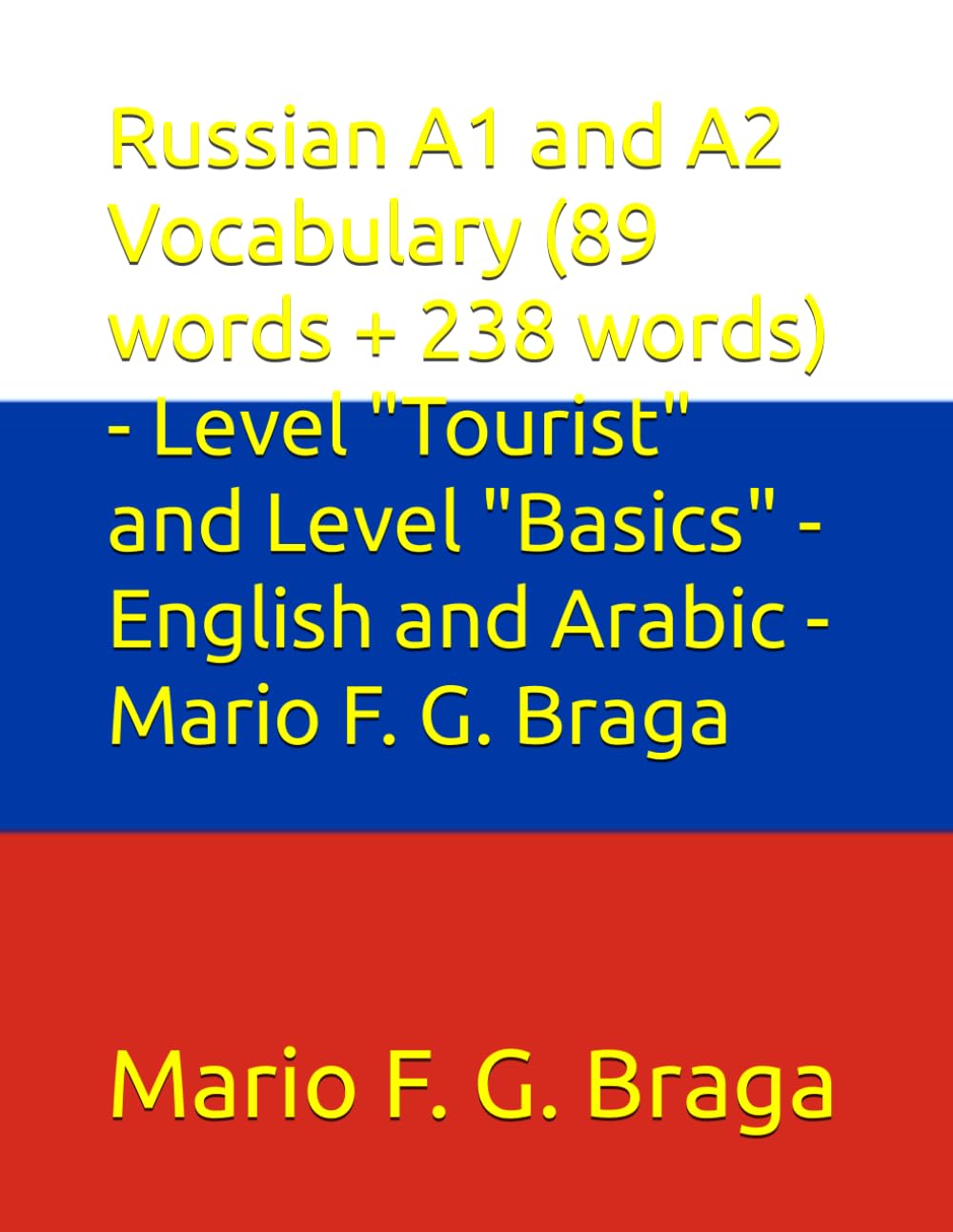 Russian A1 and A2 Vocabulary (89 words + 238 words) - Level "Tourist ...