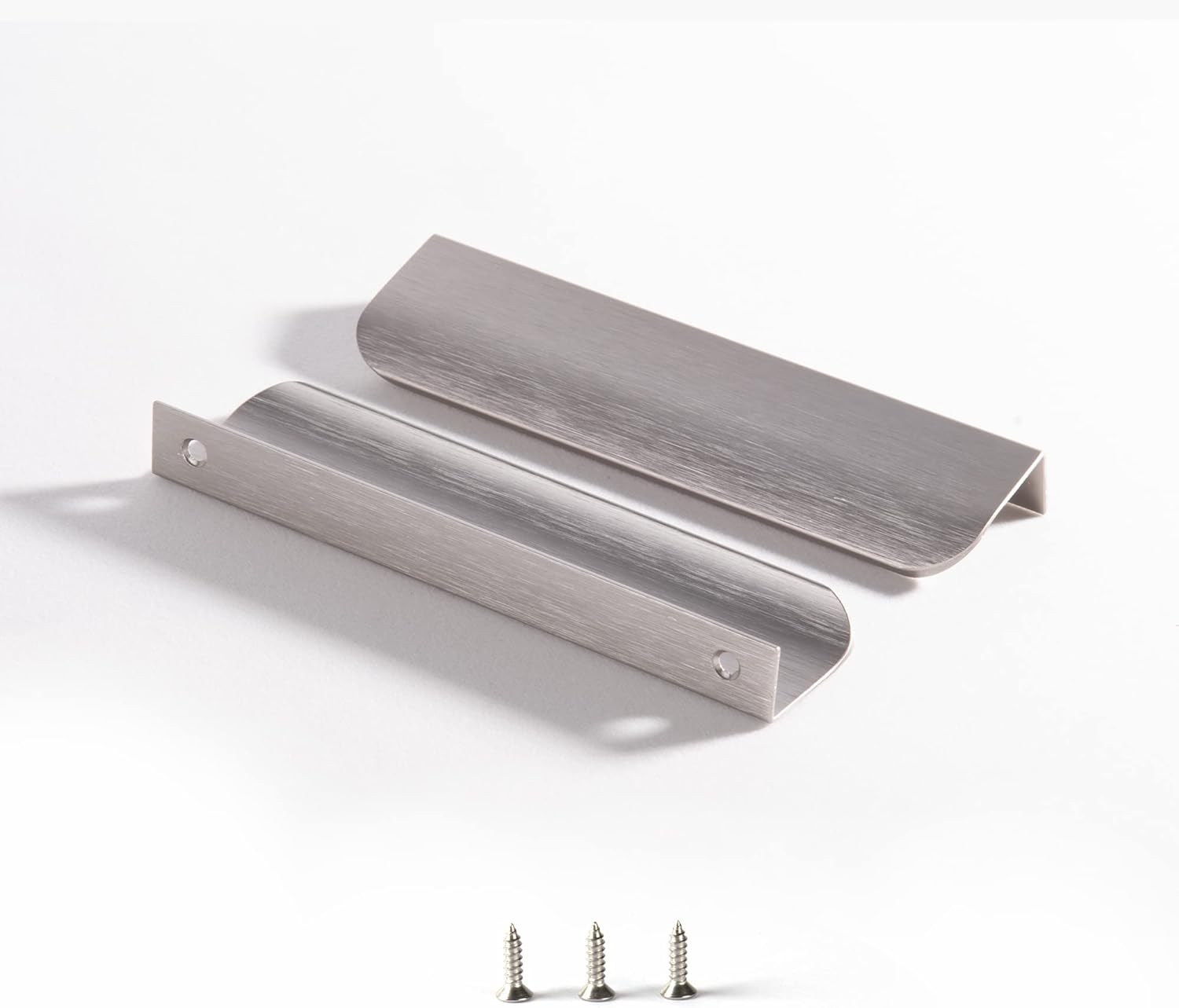 Satanga Edge Finger Pulls for Cabinet Kitchen Drawer knobs Low Profile ...