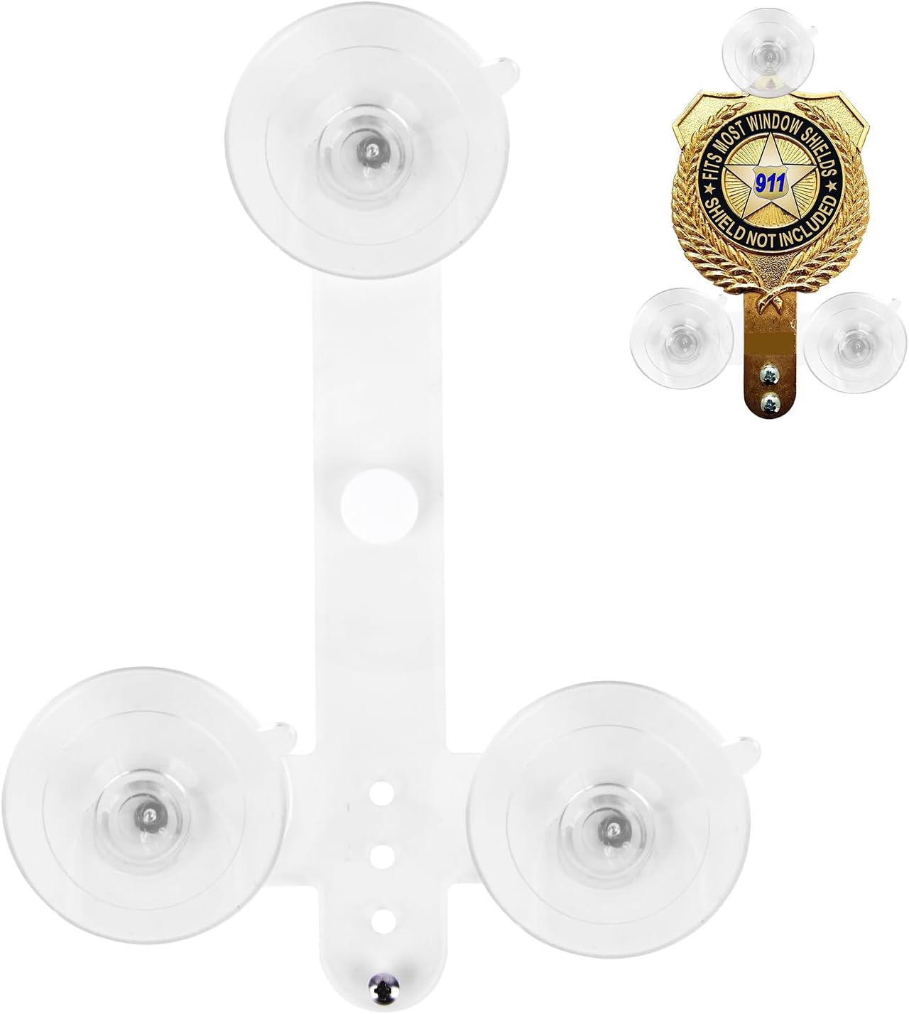 Amazon.com: MvToe Police Shield Holder for Car Window, adapted to PBA ...