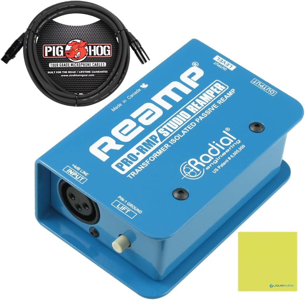 Amazon.com: Radial Engineering ProRMP Studio Reamper Direct Box Bundle ...