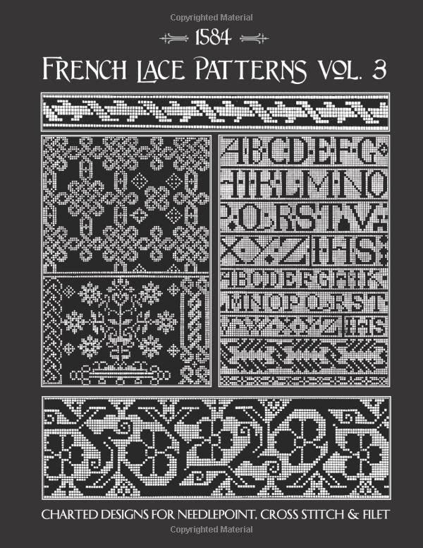 French Lace Patterns Volume 3: 16th Century Charts for Needlepoint ...
