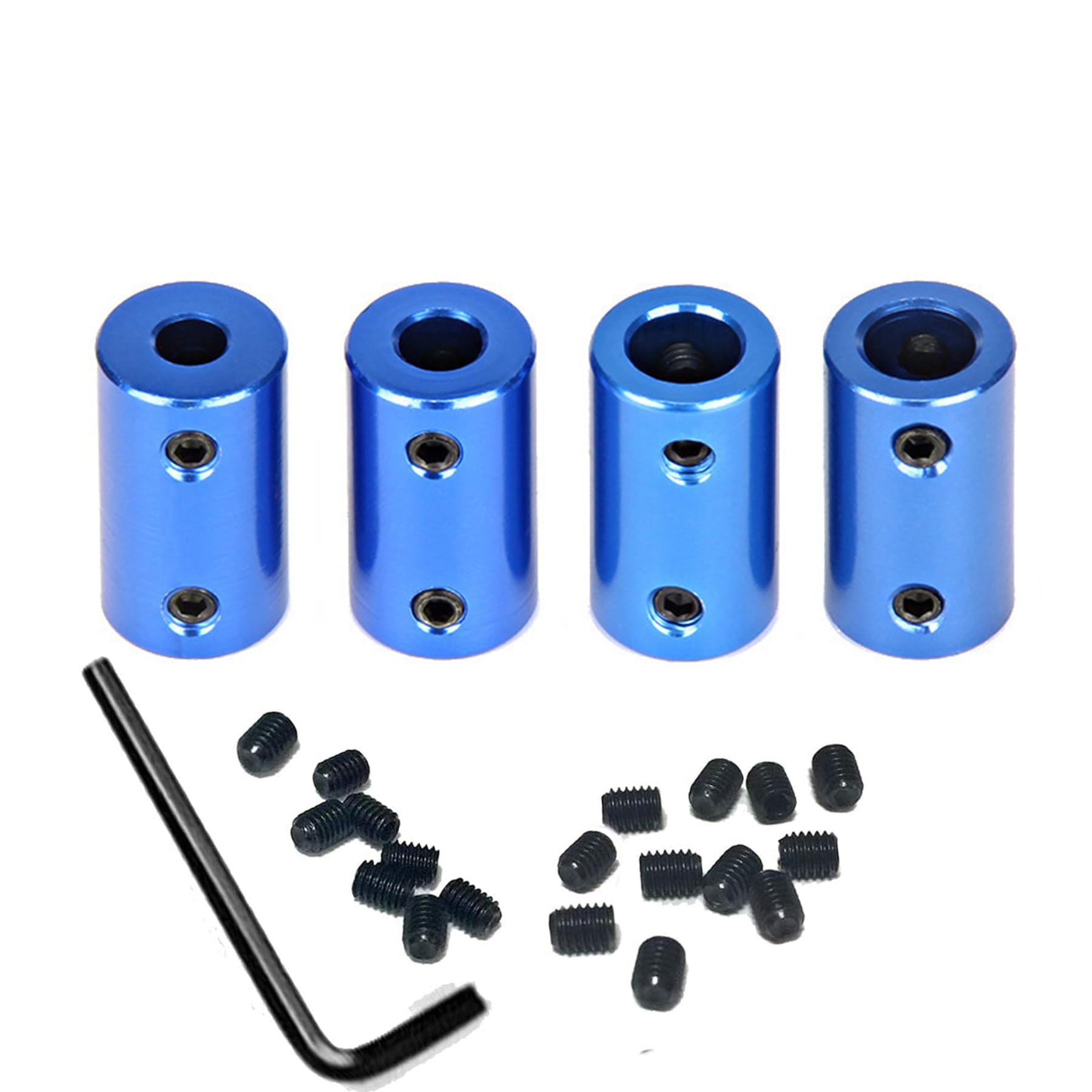 Shaft Coupler 1 2PCS 6mm To 6mm Bore Rigid Coupling Set Screw L25XD14 ...