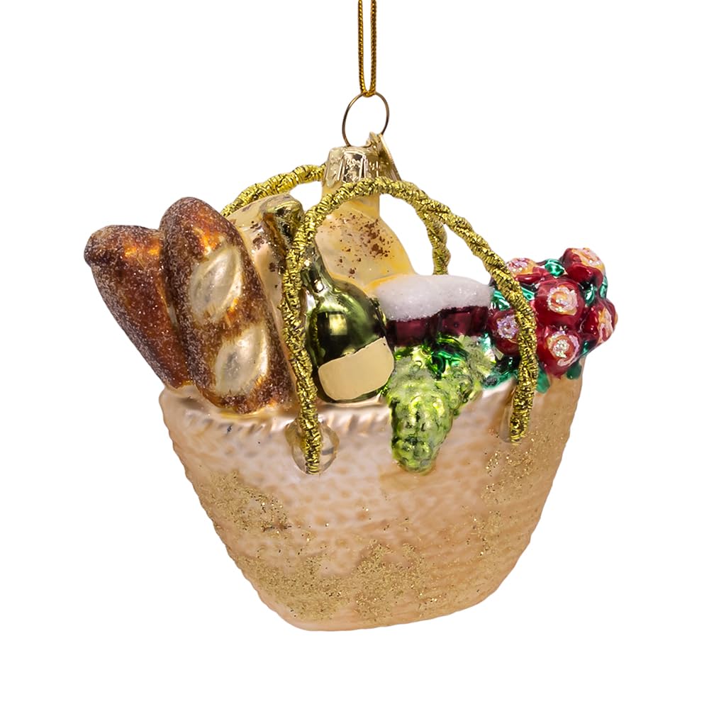 Amazon.com: Kurt Adler 3.5-inch Noble Gems™ Noble Gems™ Basket with ...