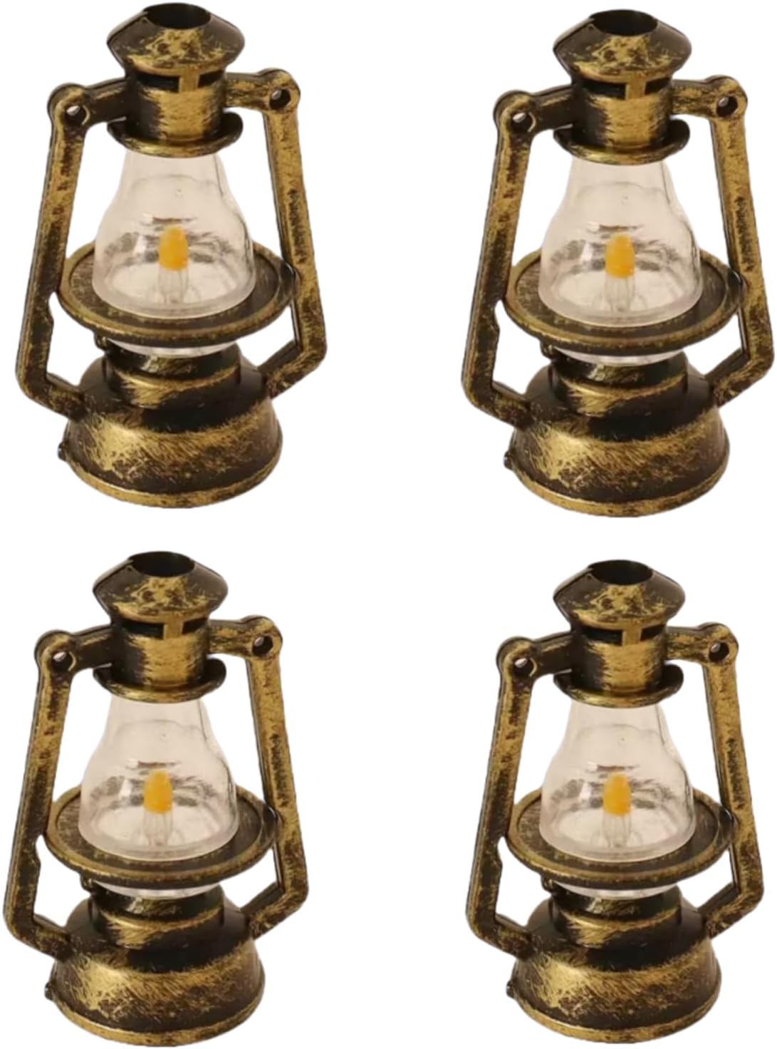 Amazon.com: 4-Pcs Mini Retro Kerosene Lantern Ornaments - Vintage Oil ...