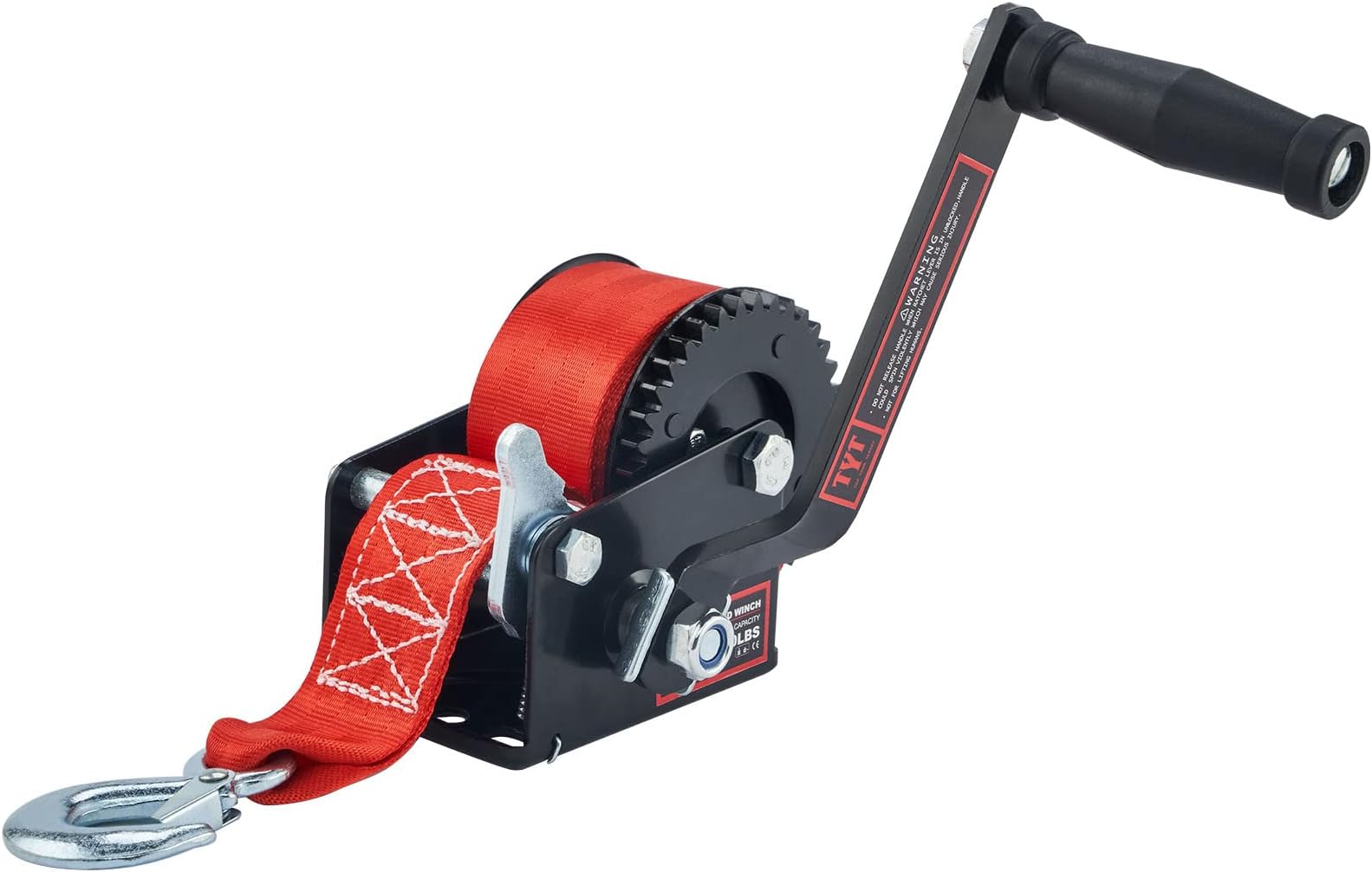 Amazon.com: Hand Winch 600 lbs Capacity Portable Towing Hand Crank with ...
